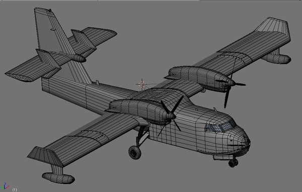 obj canadair cl 415 maritim