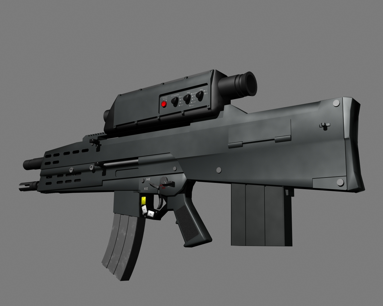 weapon oicw assault rifle pz3