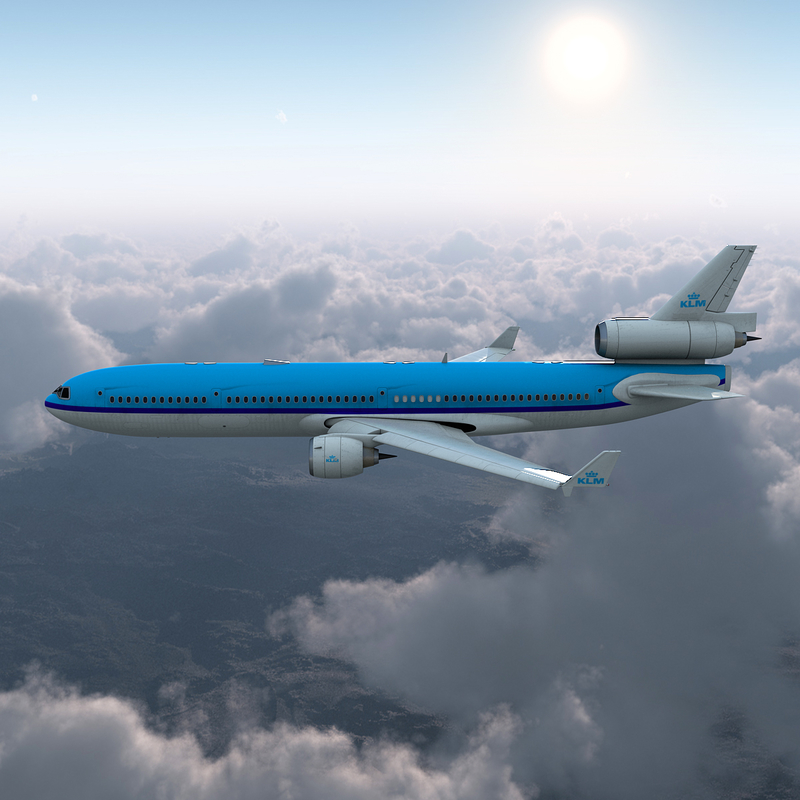 mcdonnell douglas md-11 3d model