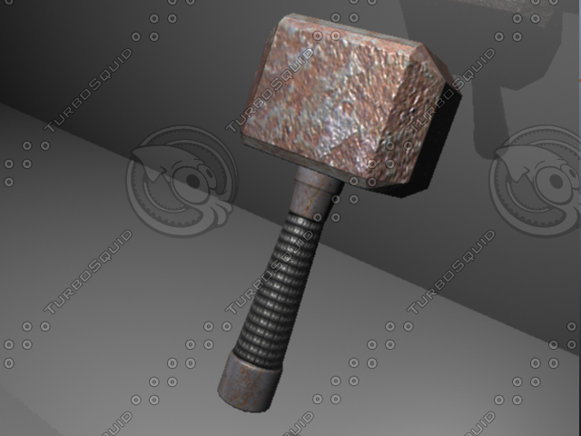 3d model blacksmiths hammer