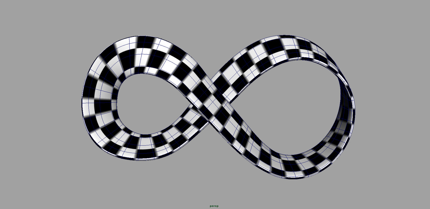 mobius strip 3d x