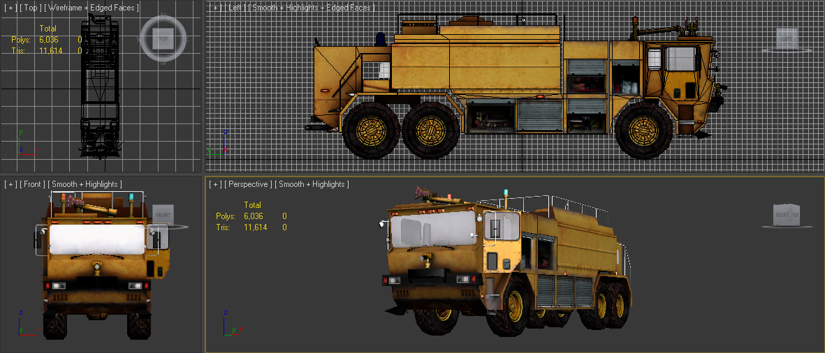 3d model truck