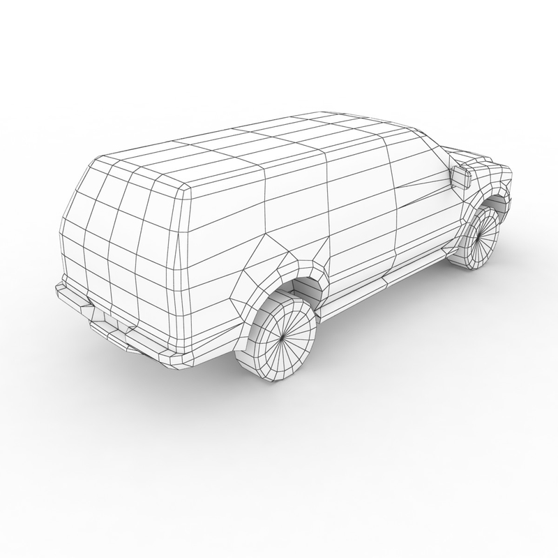 3d model excursion suv