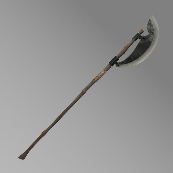 pole weapon 3d model