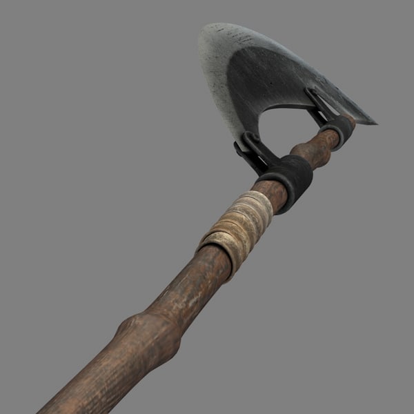 pole weapon 3d model