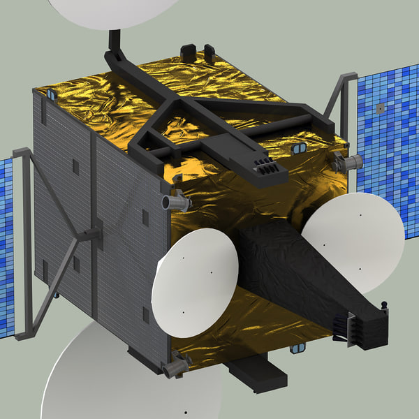 satellites 5 3d model
