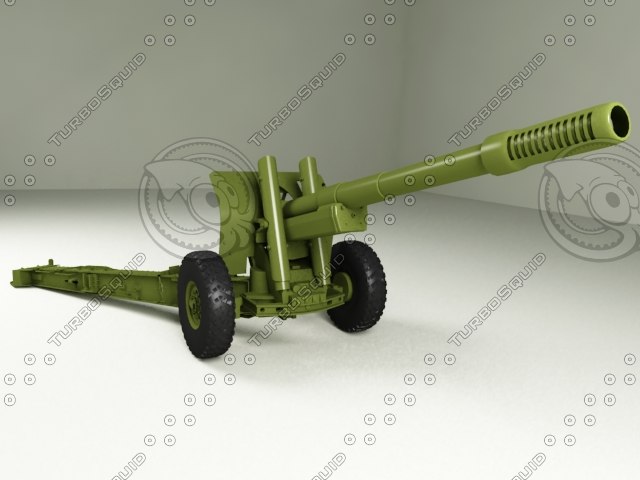 3d model heavy artillery