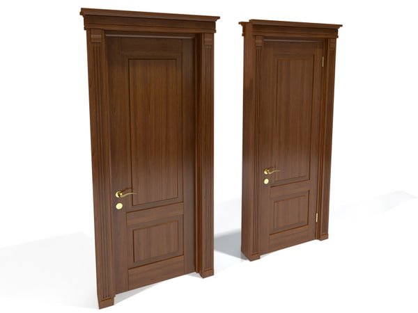 Classic Swing Door 1 3d 3ds