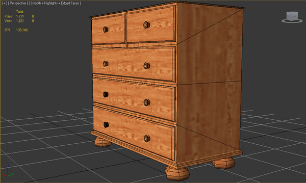 drawers 3d model