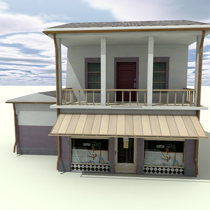 free building s 3d model