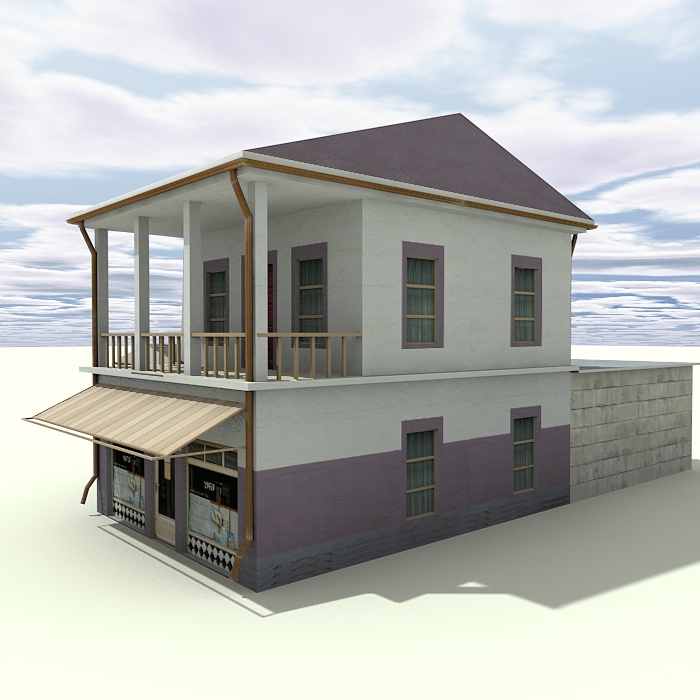 free building s 3d model