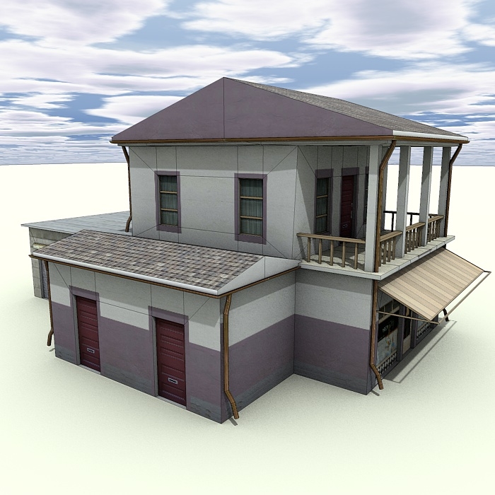 free building s 3d model