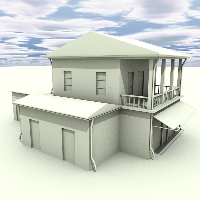 free building s 3d model
