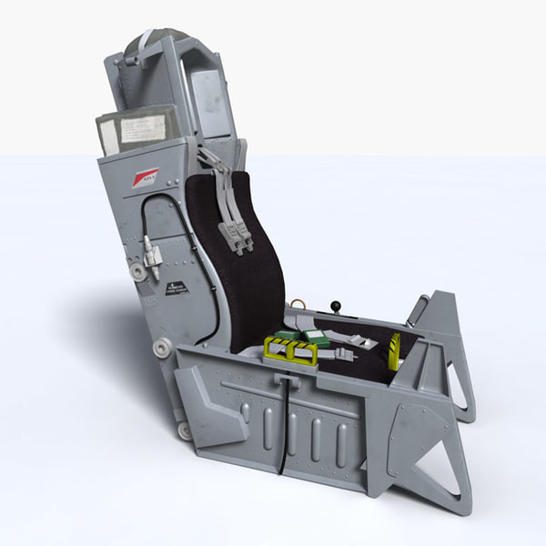 3d model advanced concept ejection seat