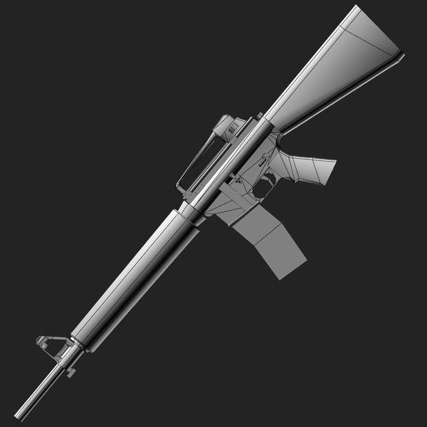 free m16 m16a4 a4 3d model