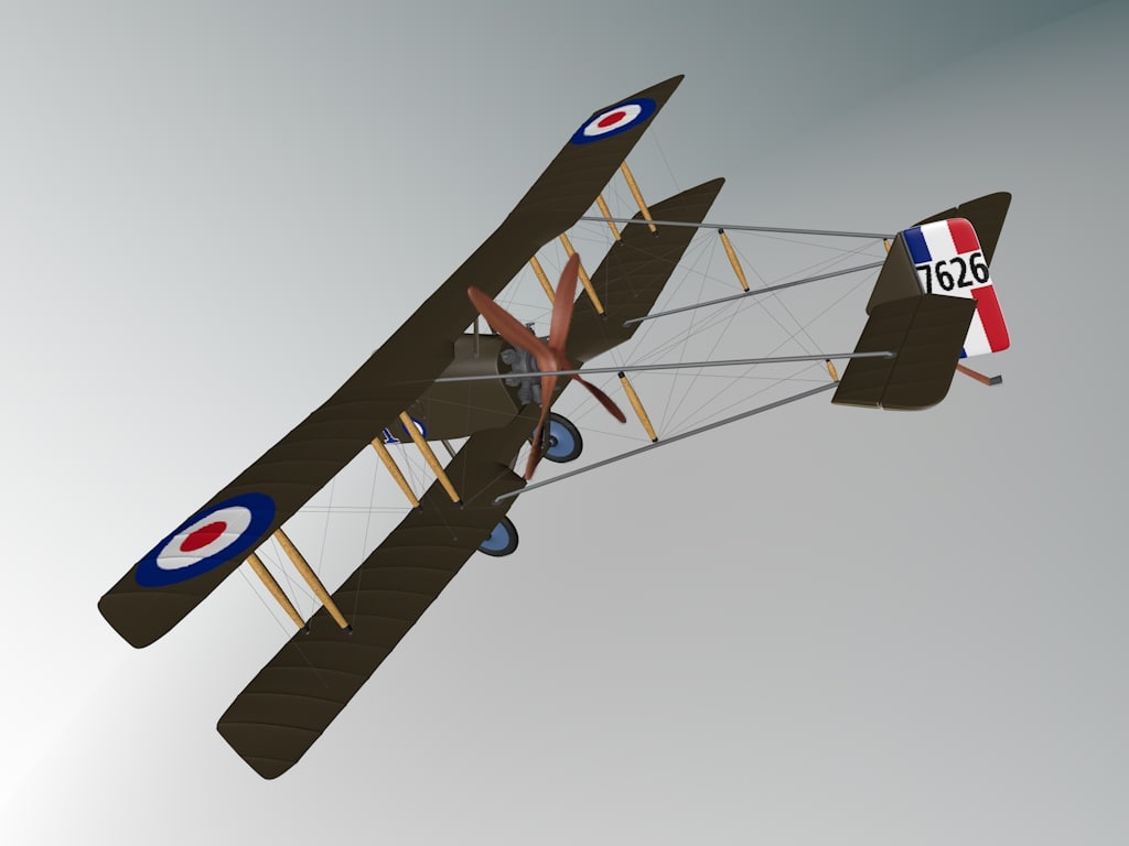 modelo 3d Raf fe8 Airco - TurboSquid 721420