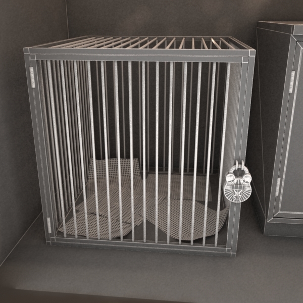 3d max cage human
