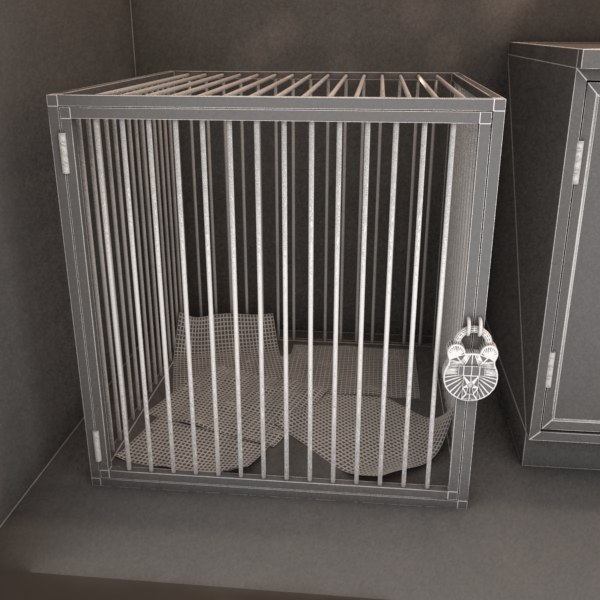 3d max cage human
