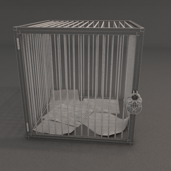 3d max cage human