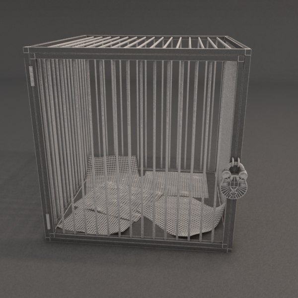 3d max cage human