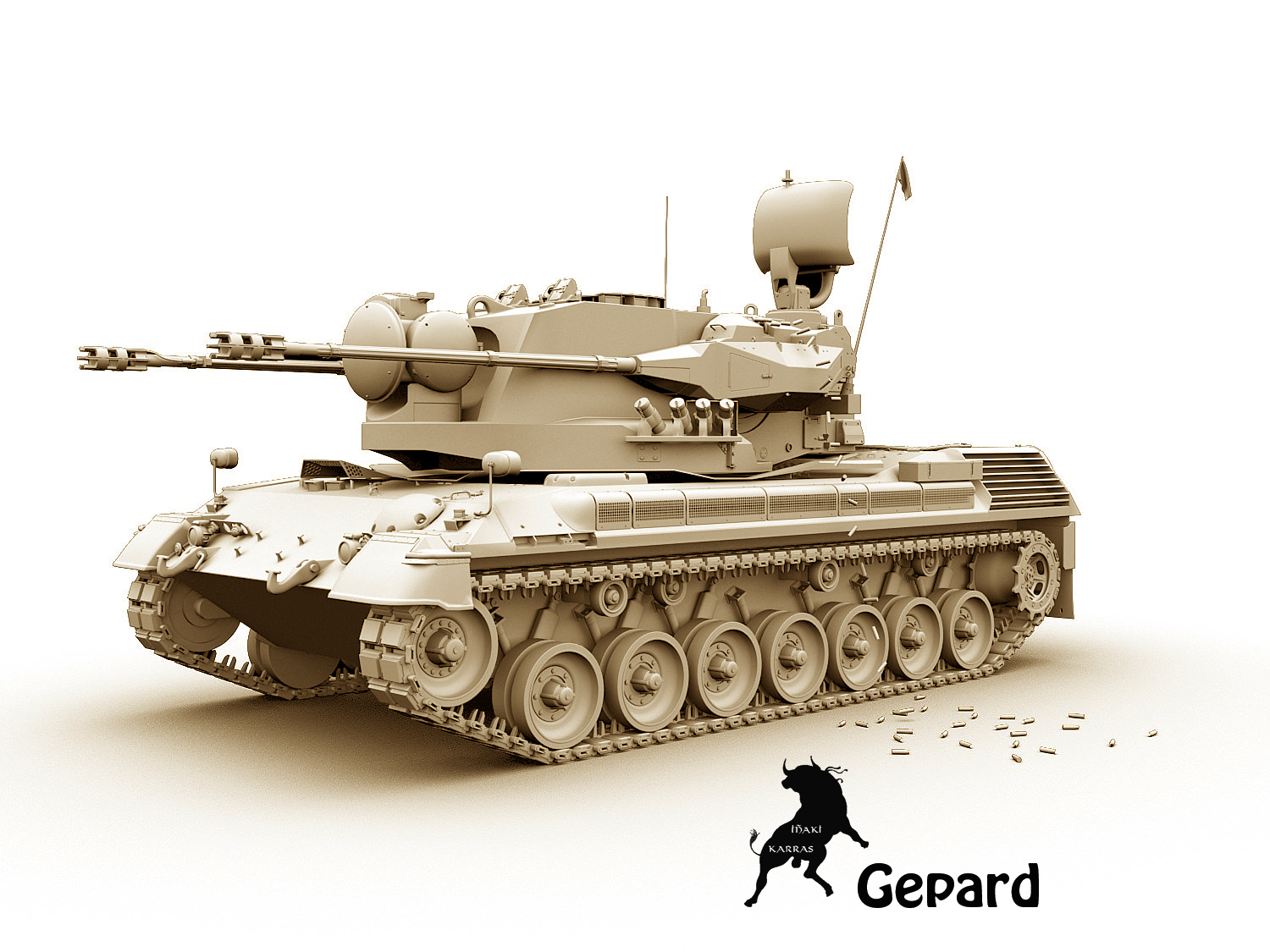 Gepard Model 3D - TurboSquid 719850
