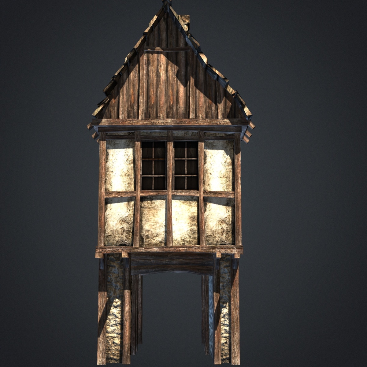 medieval house 3d model