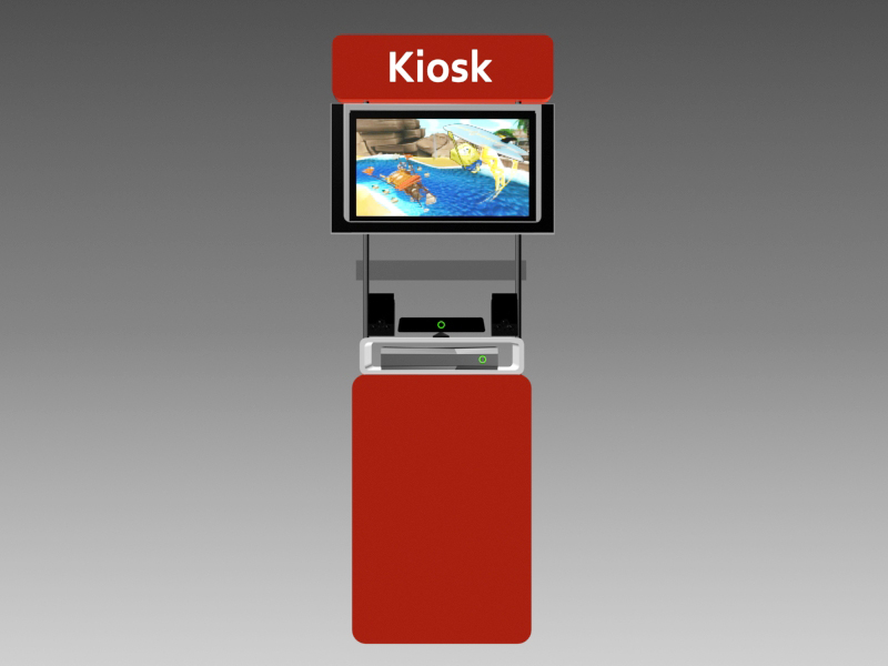 3d kiosk gaming