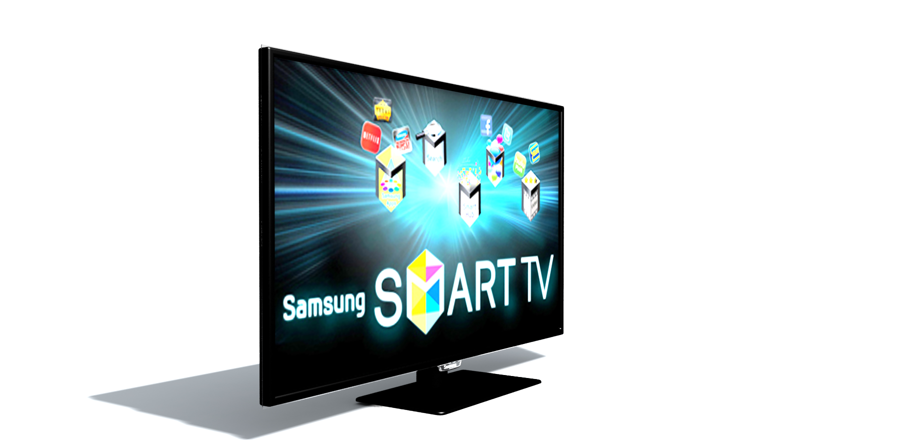 samsung smart tv 3d model