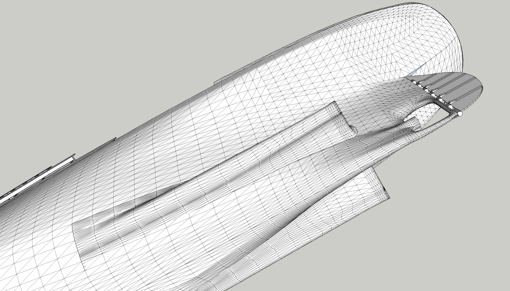 incomplete titanic hull 3d model