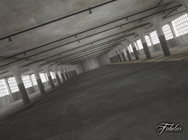 3d model garage environment render