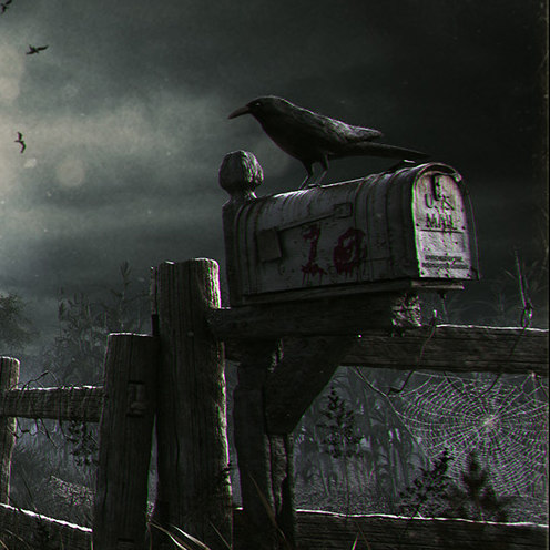 3d crow scene model