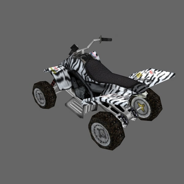 3d model atv