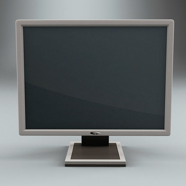 3d model of pc computer monitor