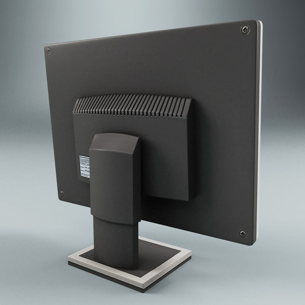 3d model of pc computer monitor