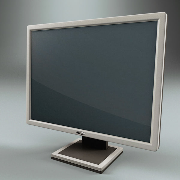 3d model of pc computer monitor