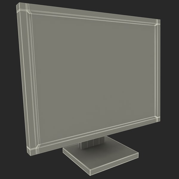 3d model of pc computer monitor