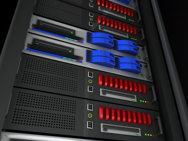 3d model rack 3 cpu 1