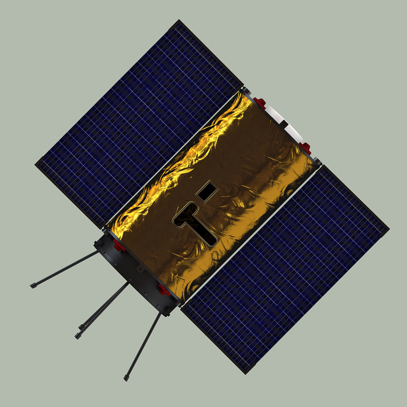 3d satellites 2 model