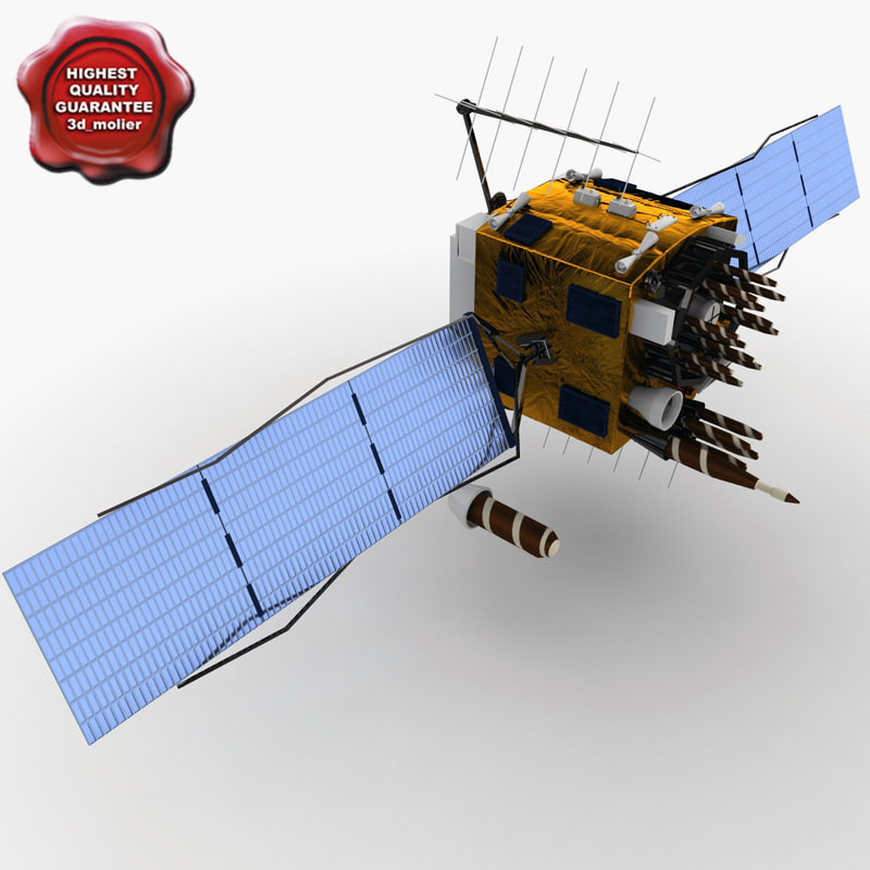 3d satellites 2 model