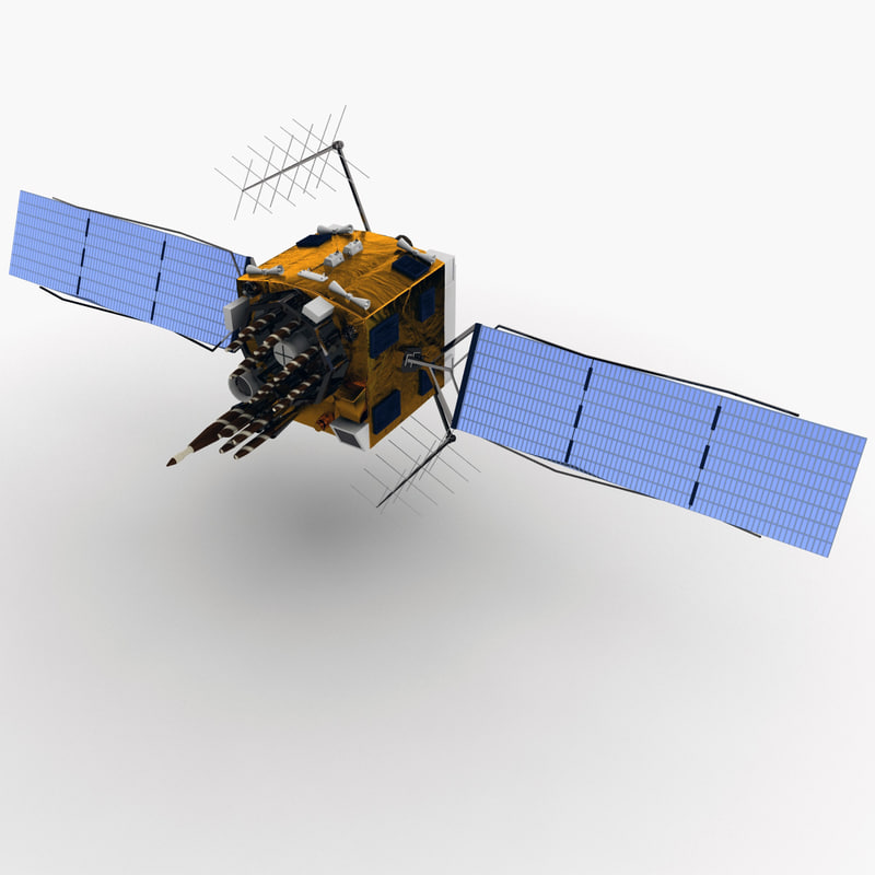 3d satellites 2 model