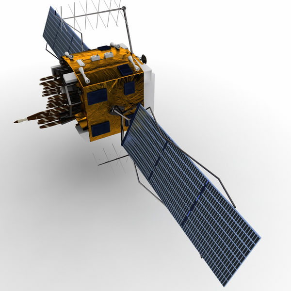 3d satellites 2 model