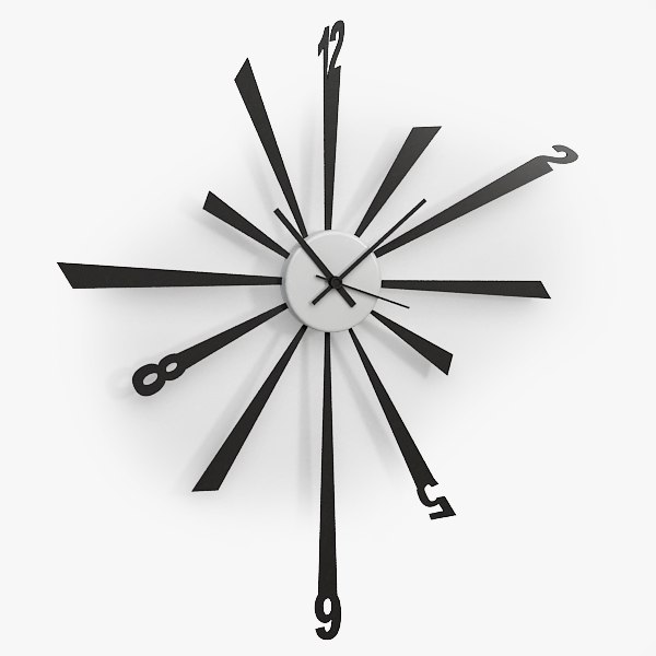 3d model clock