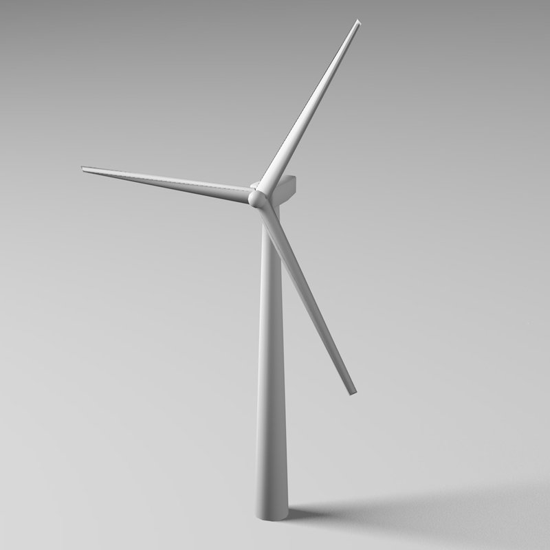 windmill 3d model