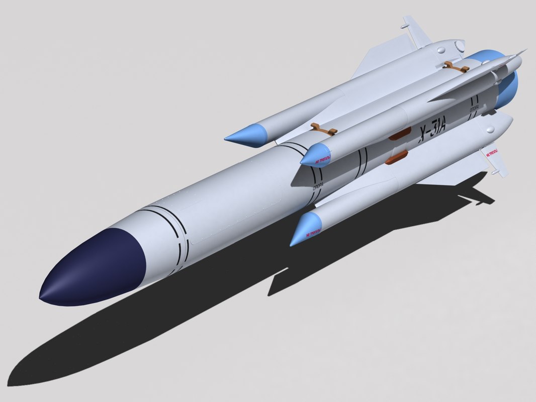 3d model kh-31a missile