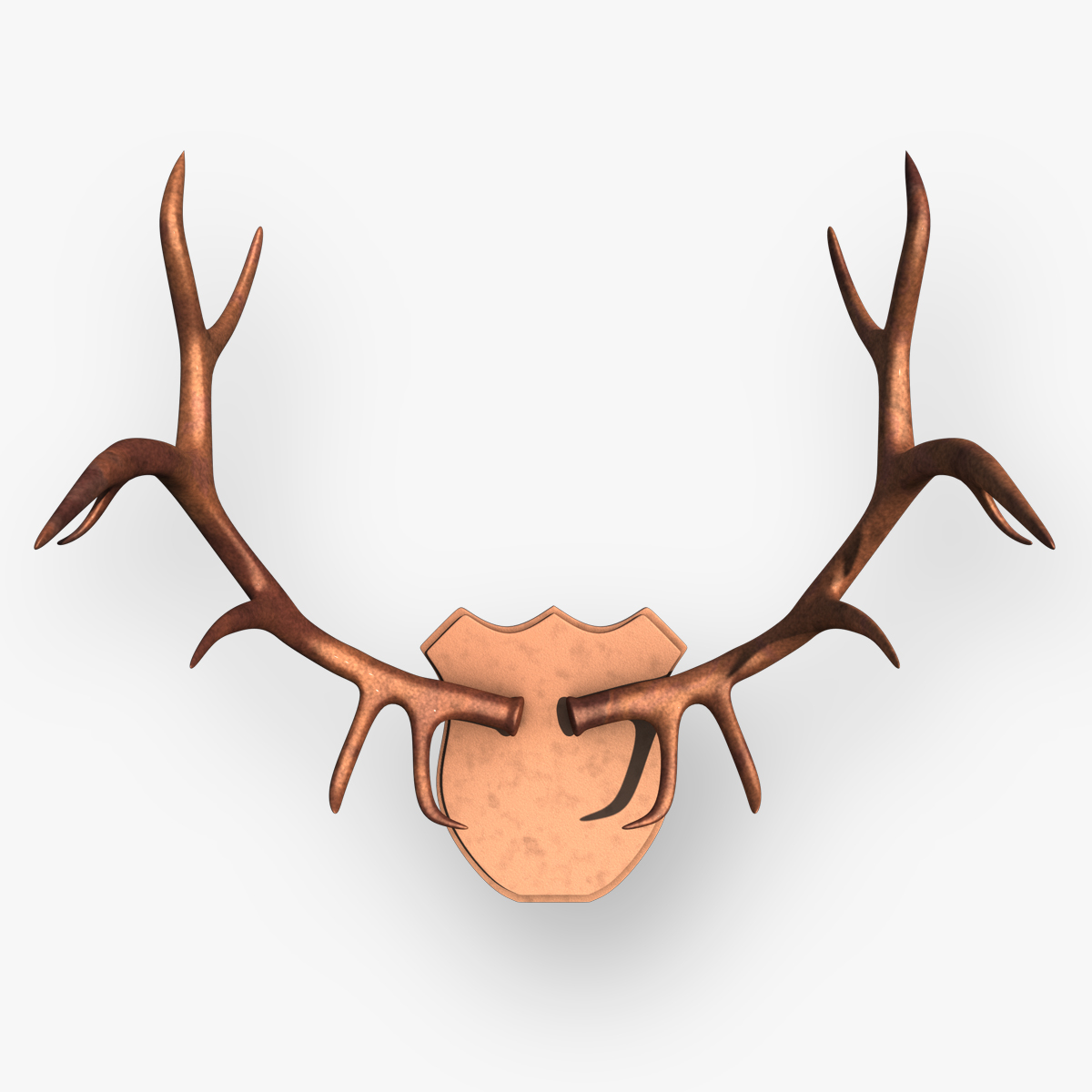 3d deer antlers model