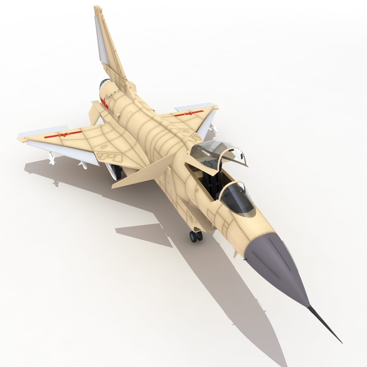 3d jet fighters rigged 2 model