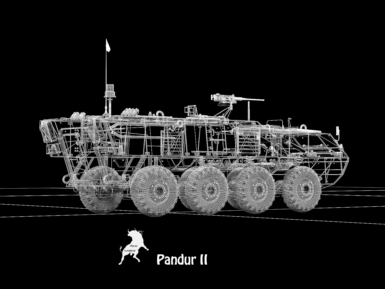 3d model pandur