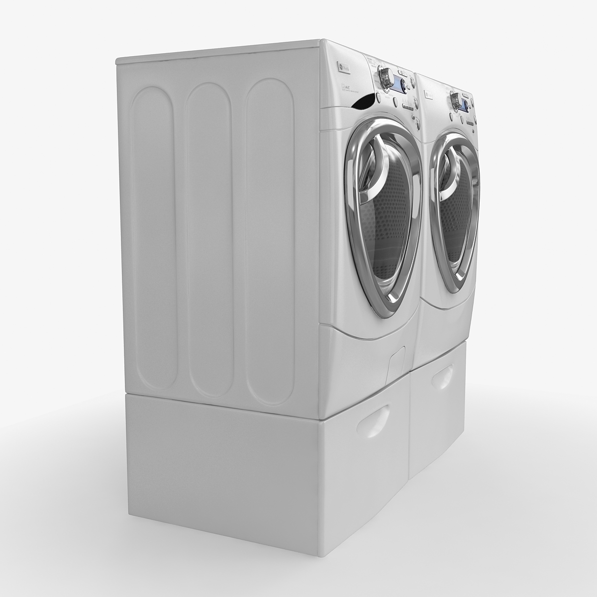 3d model washer dryer