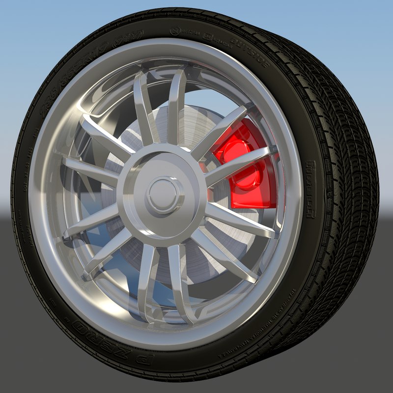 3d model sport rim wheel stock