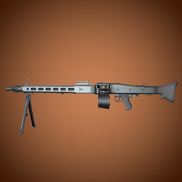Deutsches MG3 7.62x51mm Maschinengewehr 3D-Modell - TurboSquid 721144